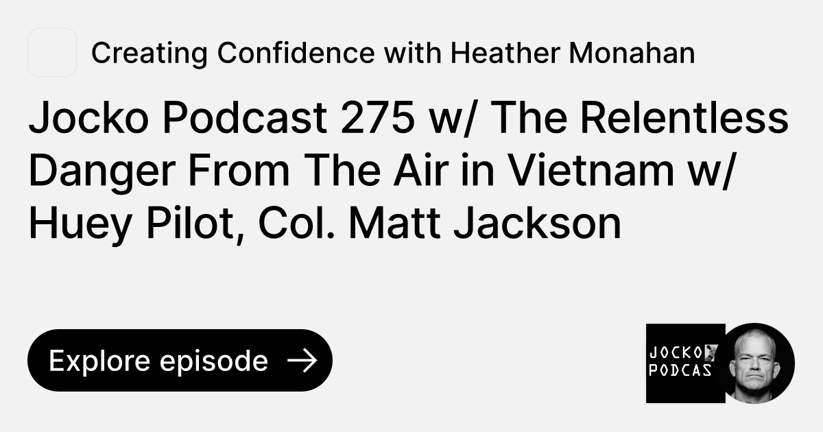 Episode: Jocko Podcast 275 w/ The Relentless Danger From The Air in ...