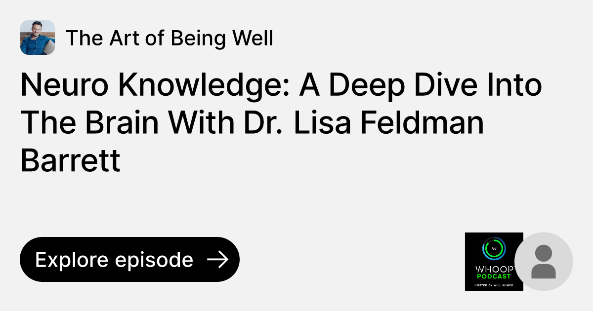 Episode: Neuro Knowledge: A Deep Dive Into The Brain With Dr. Lisa ...