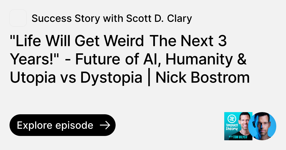"Life Will Get Weird The Next 3 Years!" - Future of AI, Humanity ...