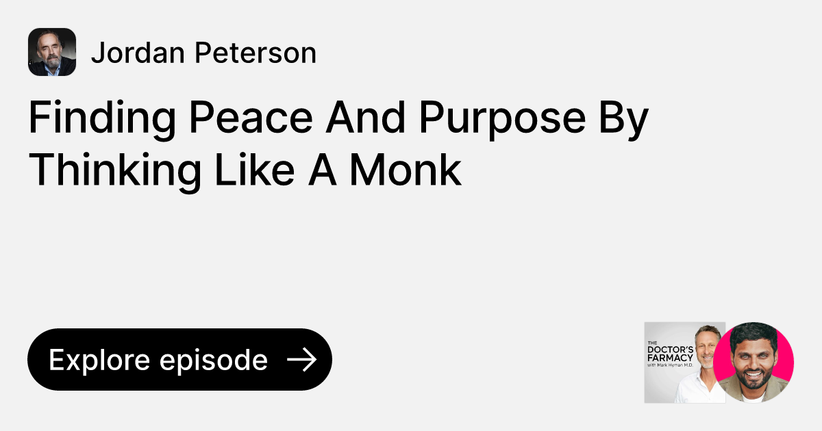 Finding Peace And Purpose By Thinking Like A Monk