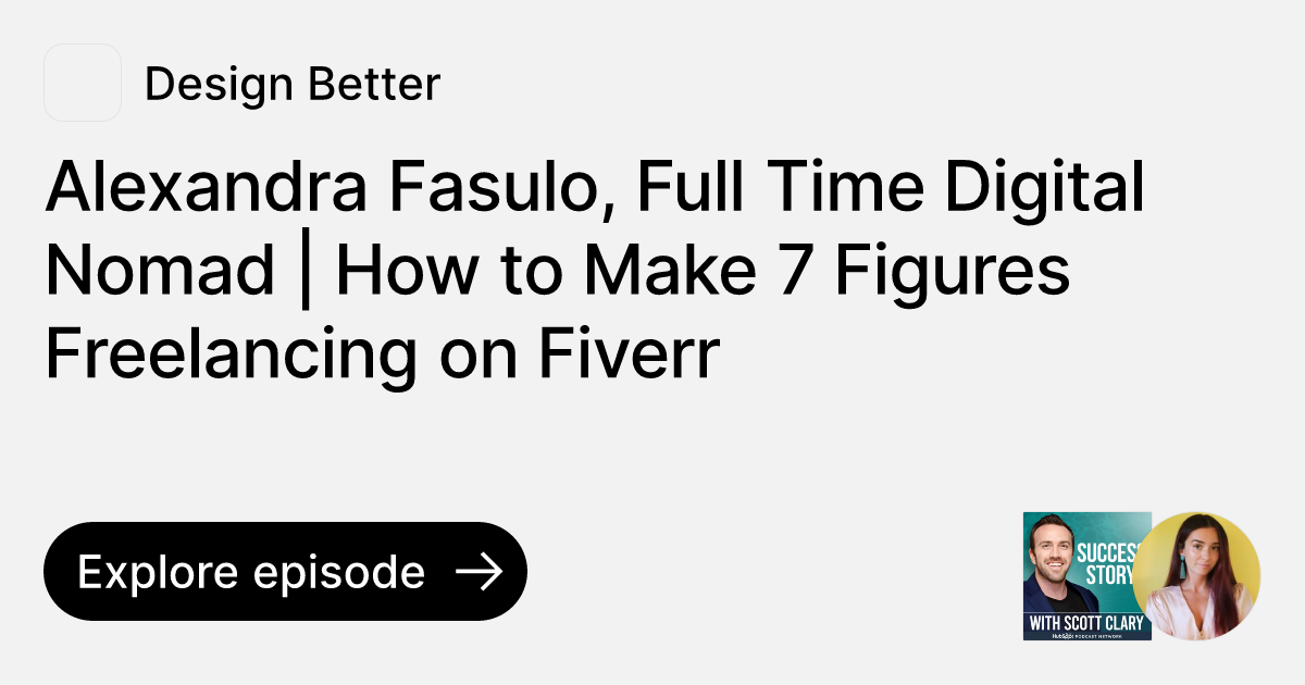 Episode: Alexandra Fasulo, Full Time Digital Nomad | How to Make 7 ...