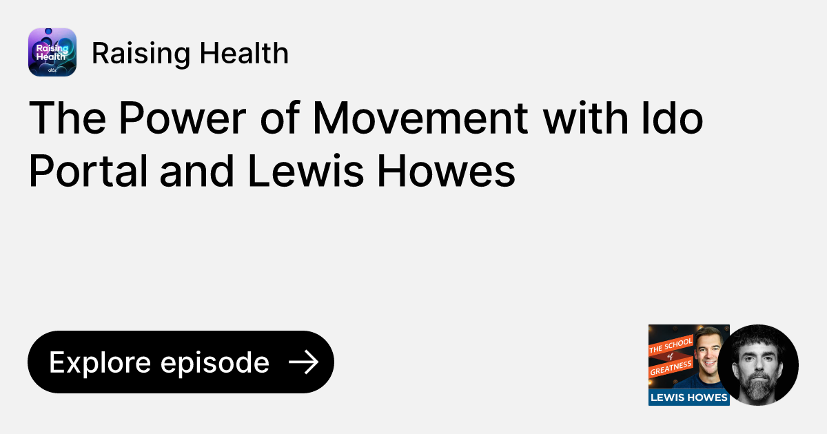Episode: The Power of Movement with Ido Portal and Lewis Howes | Ask ...