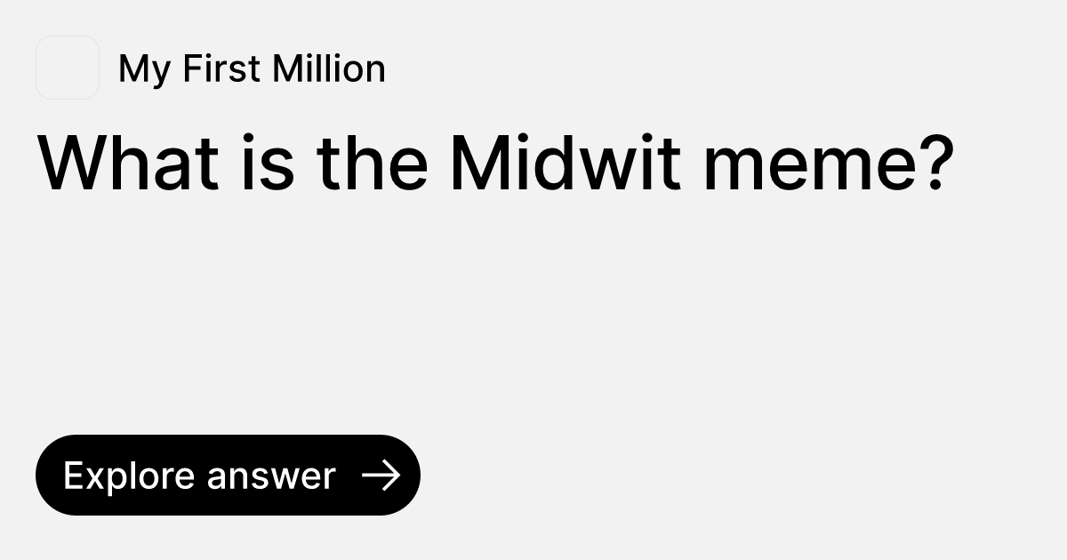 What is the Midwit meme? | Ask Dexa